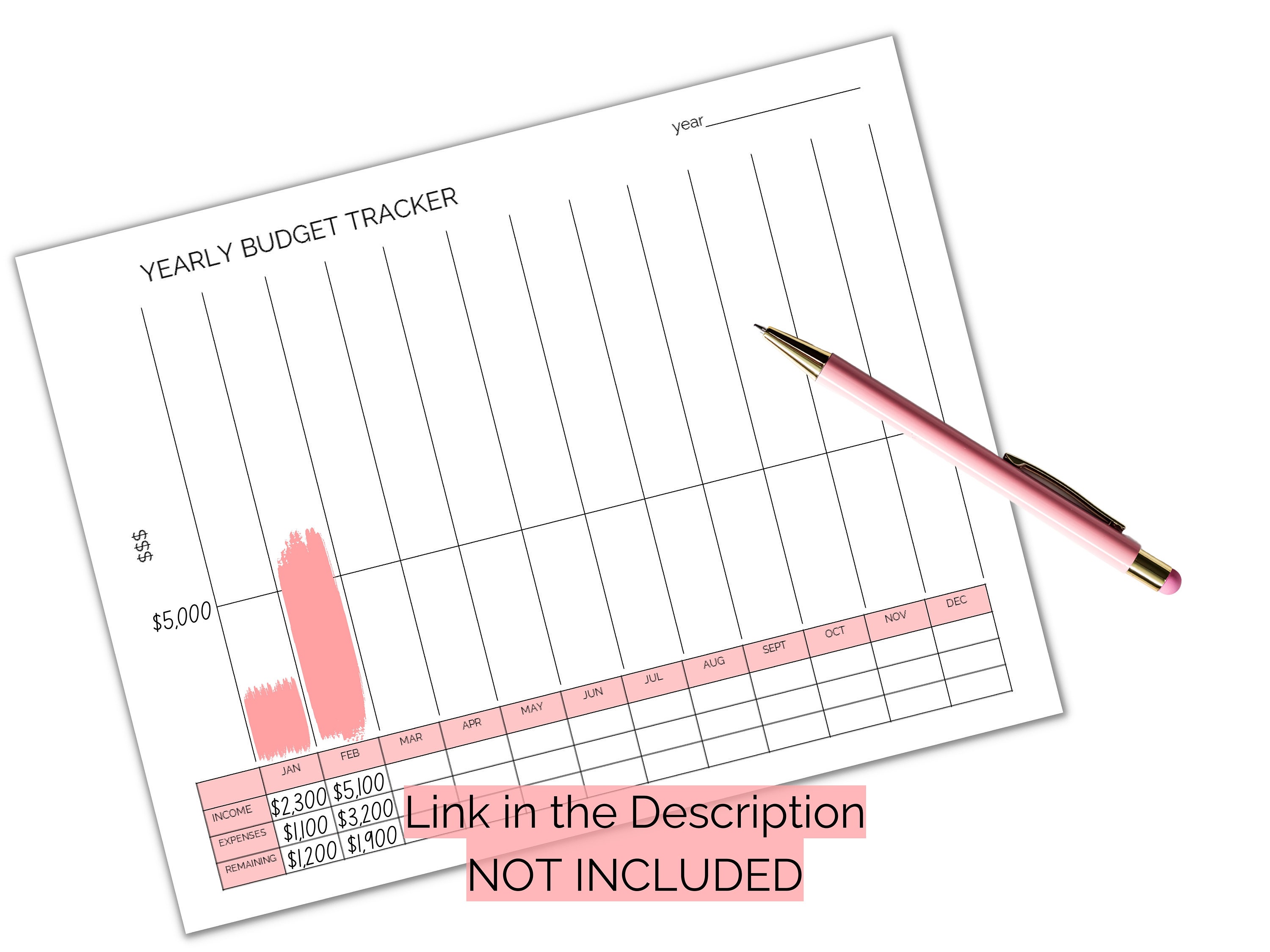 Printable Monthly Budget Planner. Personal Finance Budget. Income ...