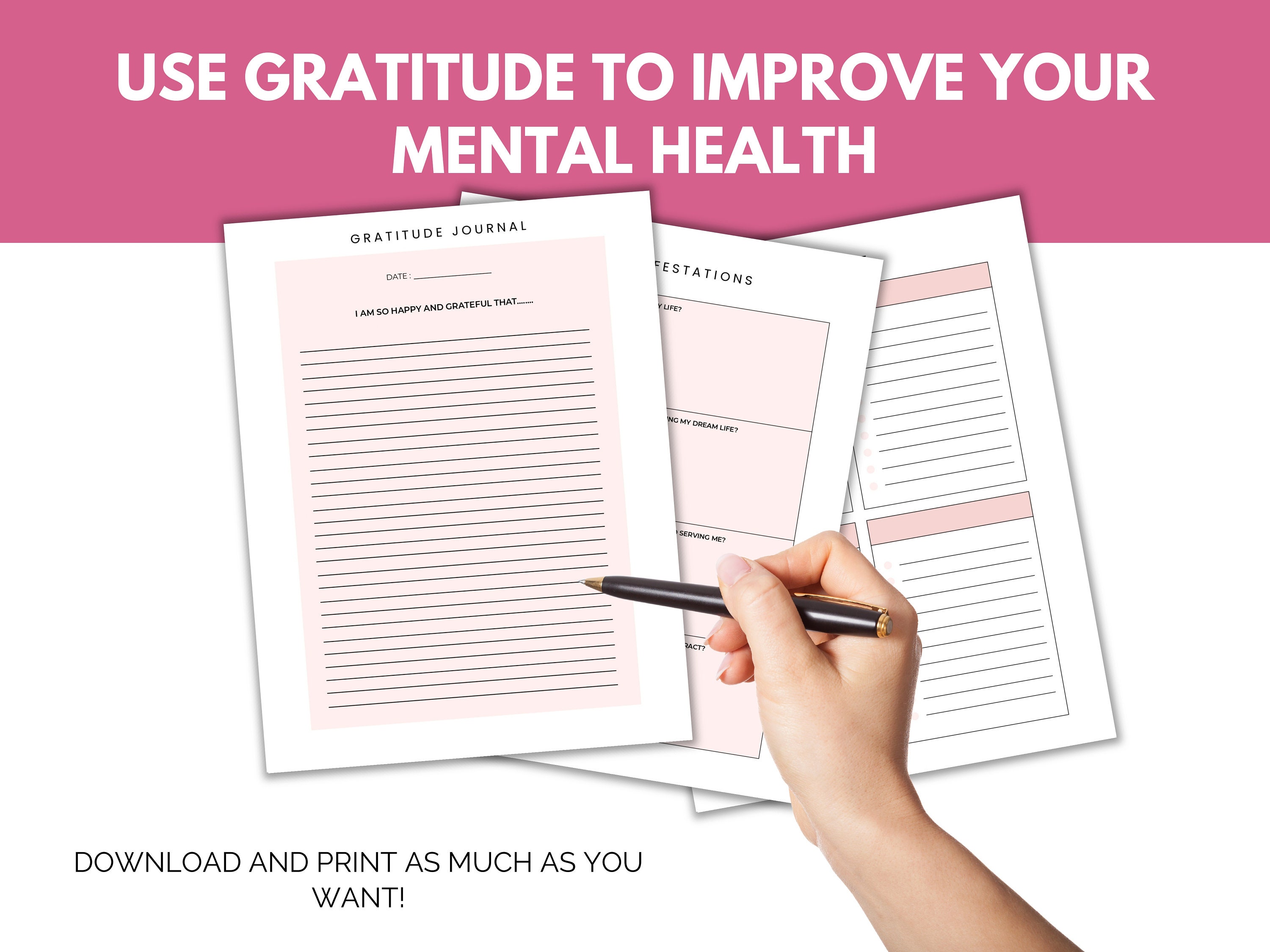 Depression Therapy Planner. Therapy Note Template. Canva - Etsy