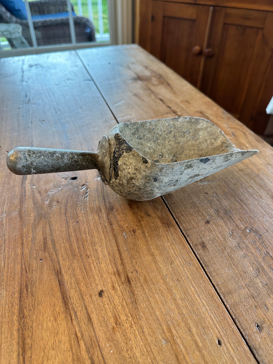 Vintage Metal Feed Scoop, Grain, Animal Feed, Scoop, Decor, 1960s - Etsy