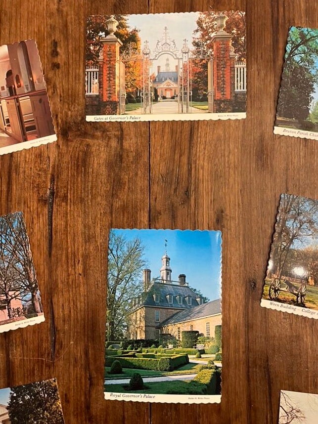 Vintage Williamsburg, Virginia Postcards, Set of 11, 1960s - Etsy