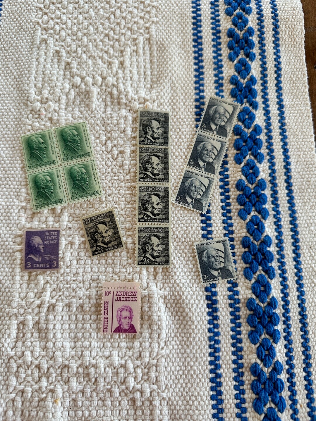 Vintage Stamps, Presidents, Frank Lloyd Wright, Set of 15 Stamps, USA ...
