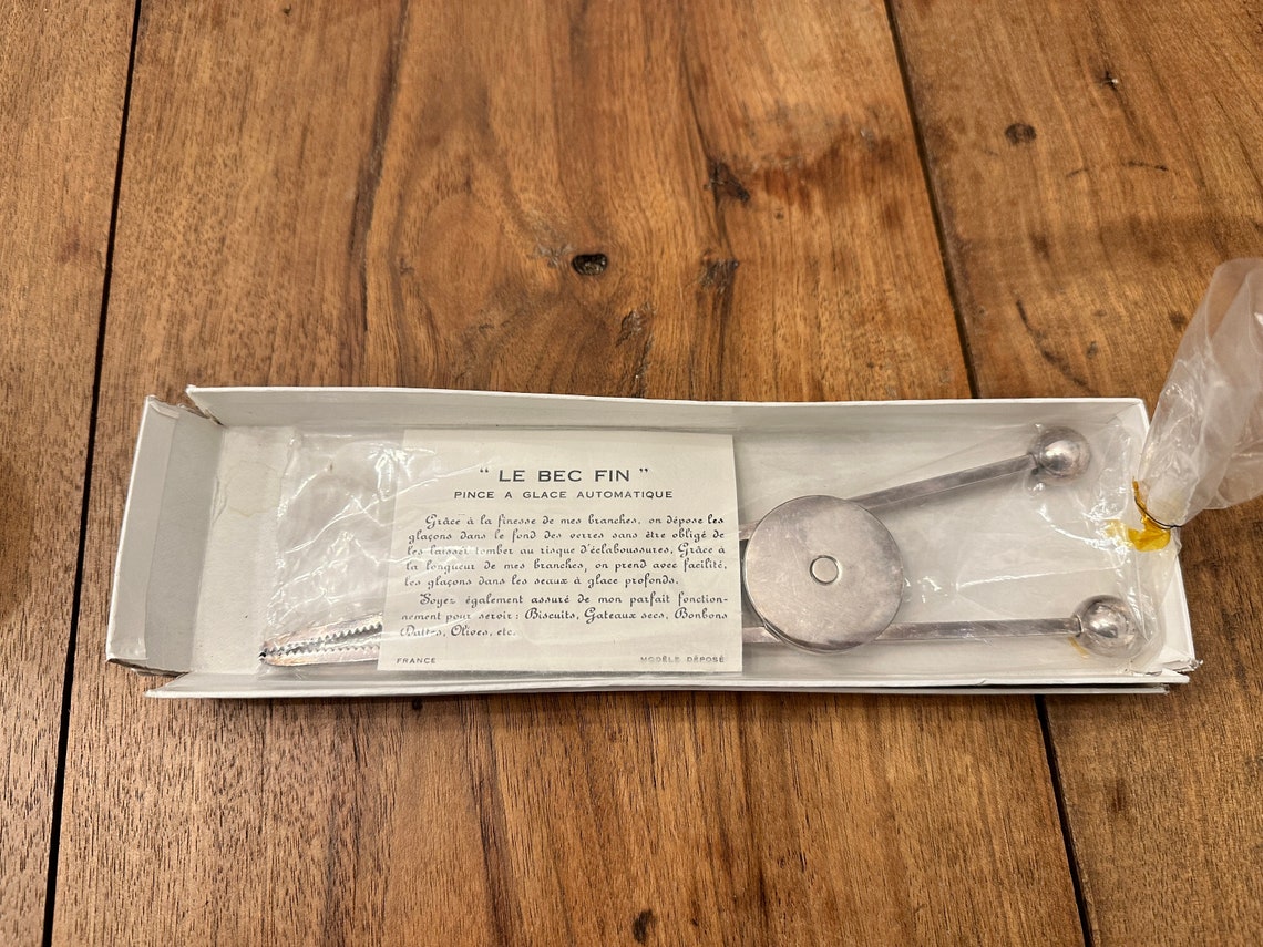 Vintage French “le Bec Fin” Automatic Ice Pliers, Kitchen Utensil, Made ...