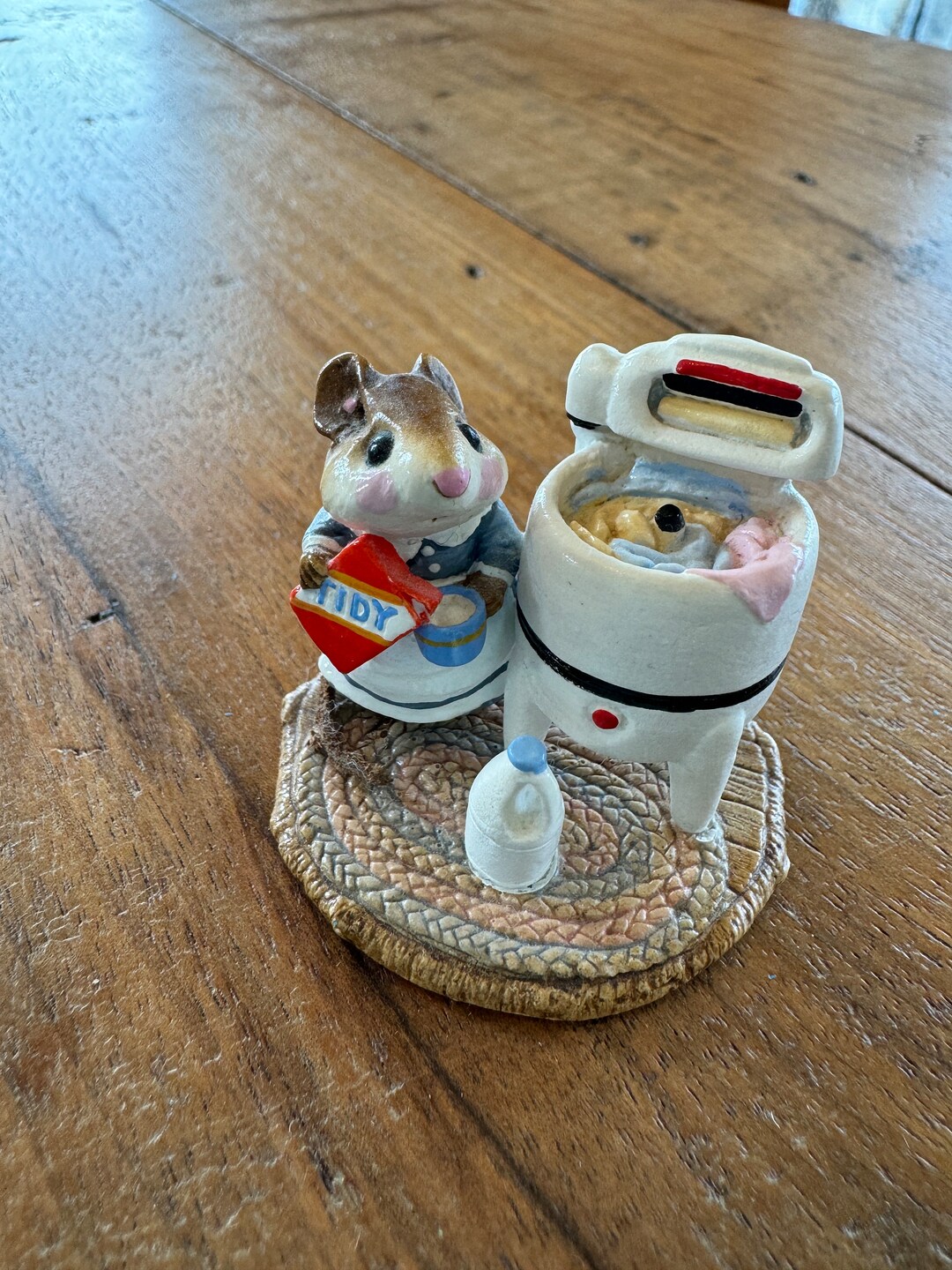 Wee Forest Folk Mouse Doing Laundry, tidy Mouse, Figurine M-113, Hand ...