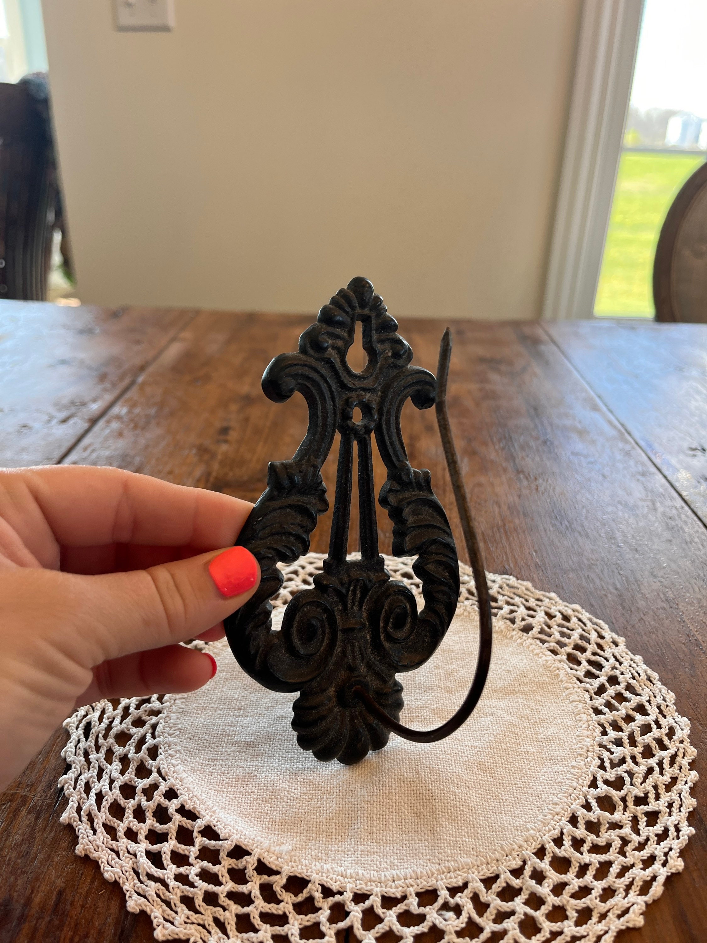 Antique Metal Receipt Holder, Wall Mount, Victorian, 1960s - Etsy