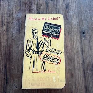 Vintage Dickie’s and Red Brand Advertising Booklets, Agricultural ...