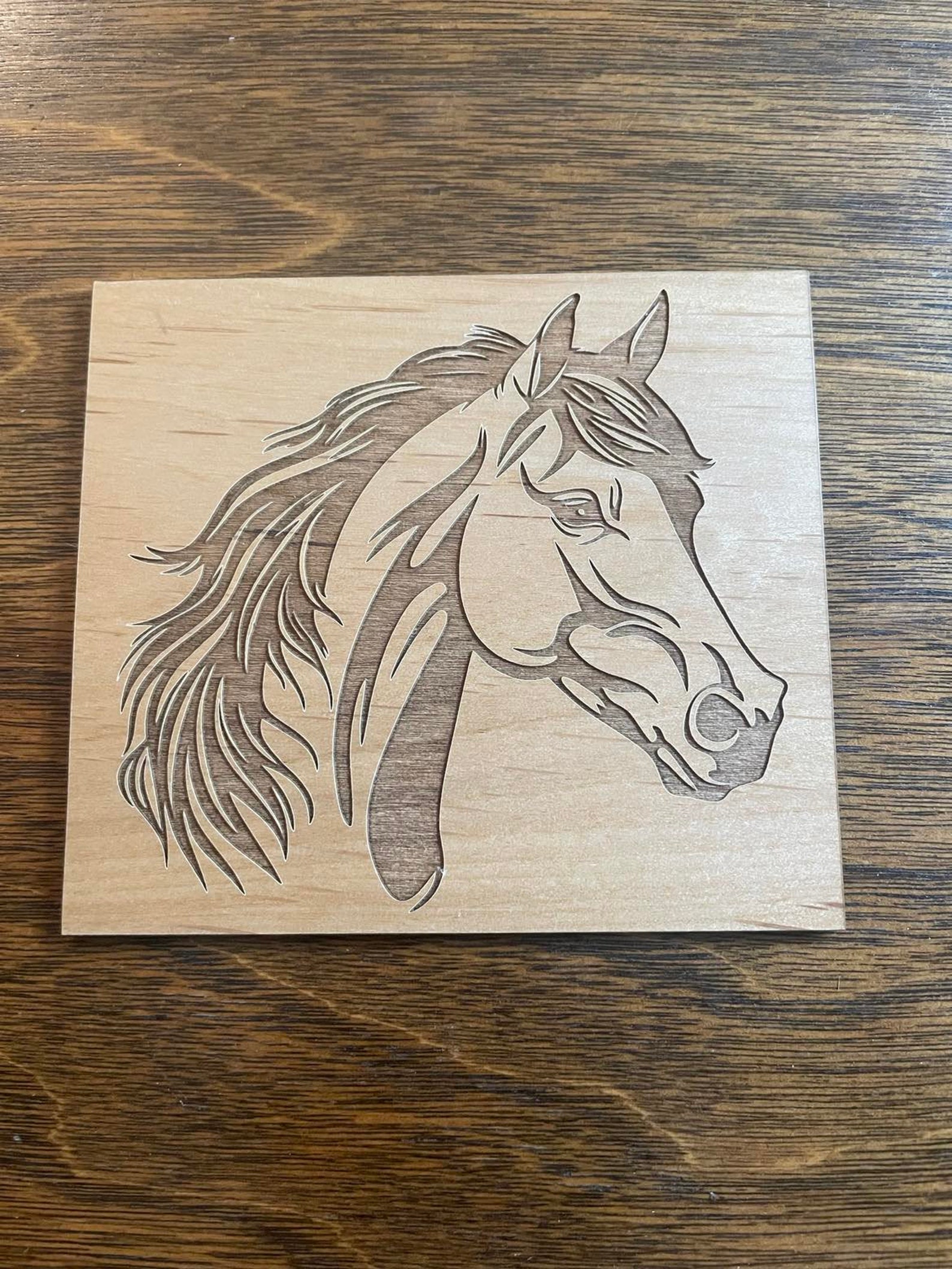 DIGITAL Laser Cut File Horse Head .svg, .ai, .cdr, .png, .pdf - Etsy