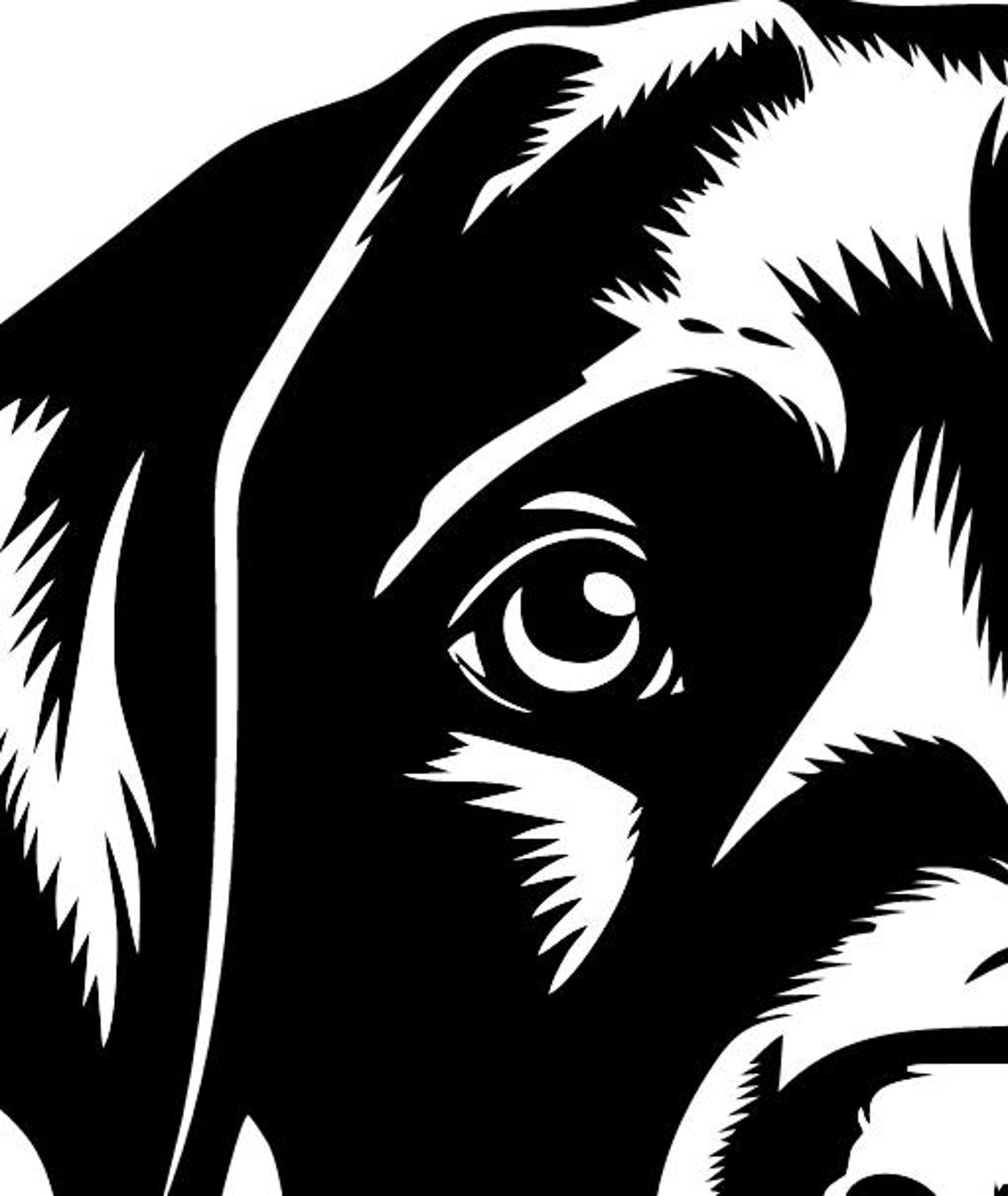 DIGITAL Labrador Face Vector File Clipart, Instant Download, Cutting ...