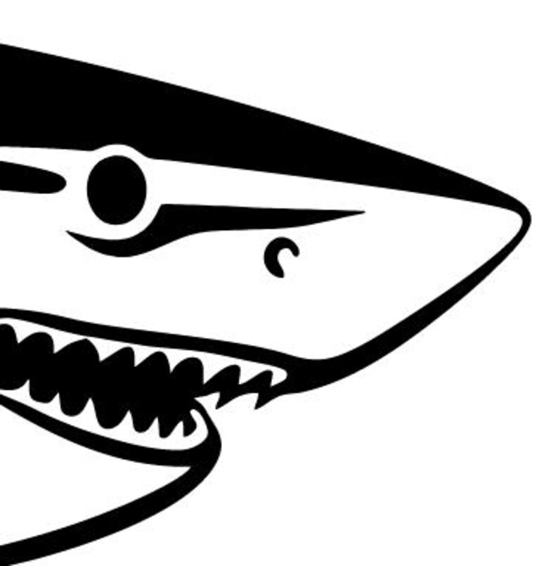 DIGITAL Laser Cut File Shark, Instant Download .svg, .ai, .cdr, .png ...