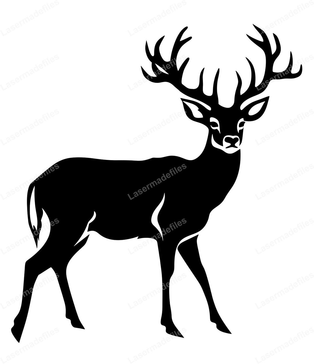 DIGITAL Deer .svg, .ai, .cdr, .png, .pdf, Vector File - Etsy