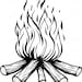 DIGITAL Campfire Laser Cut File, Instant Download .svg, .ai, .cdr, .png ...