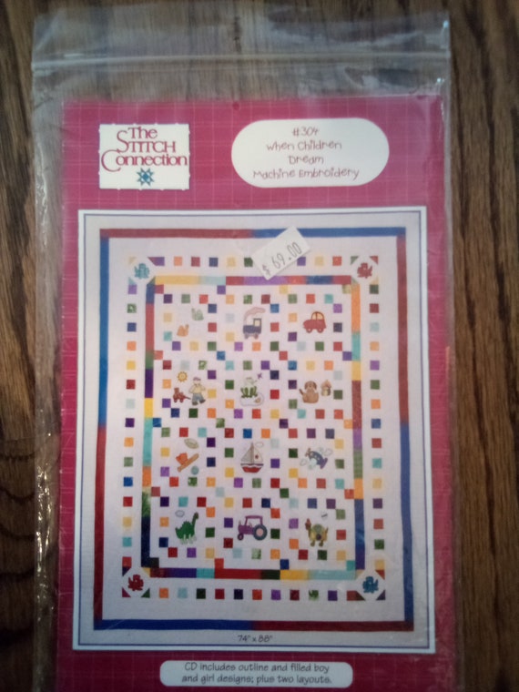 The Stitch Connection Machine Embroidery When Children Dream - Etsy