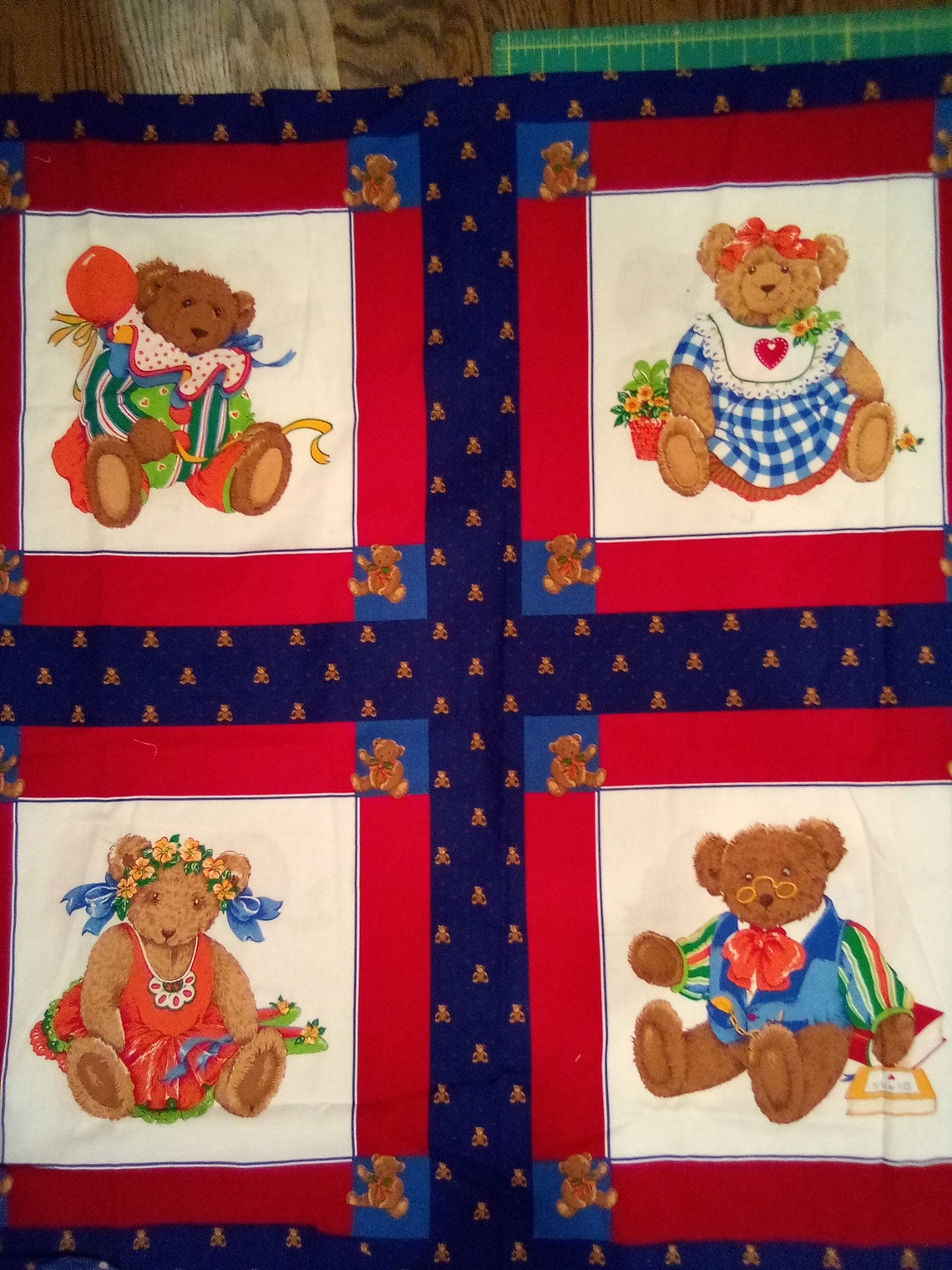 Teddy Bear Fabric - Etsy