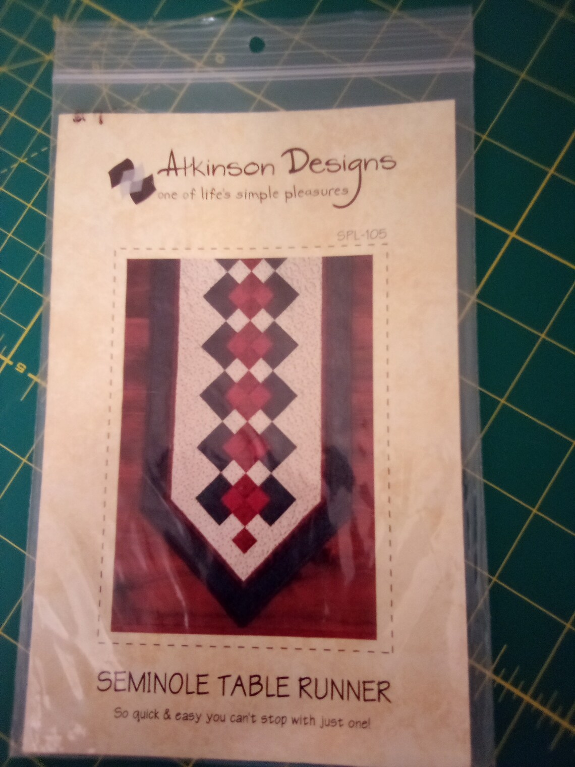 Quilted Seminole Table Runner Pattern - Etsy