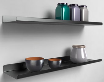 Black Metal Shelves - Etsy