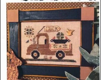 Avery's Little Red Truck by Homespun Elegance Counted Cross Stitch ...