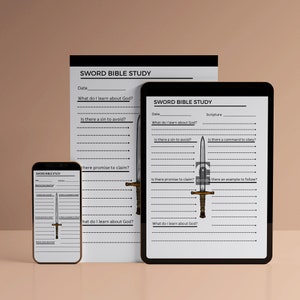 SWORD Bible Study | Printable Sword Notes | Sermon Planner | Faith ...