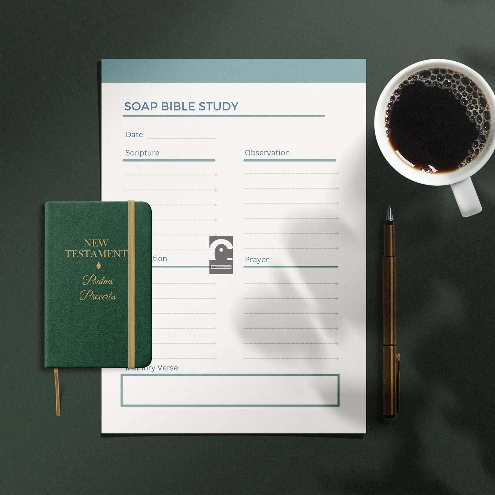 SOAP Bible Study Journal | Printable Bible Study | Bible Journaling ...