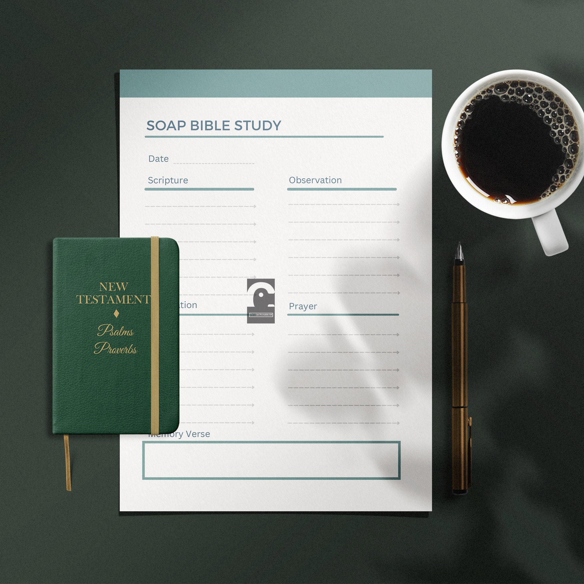 SOAP Bible Study Journal | Printable Bible Study | Bible Journaling ...