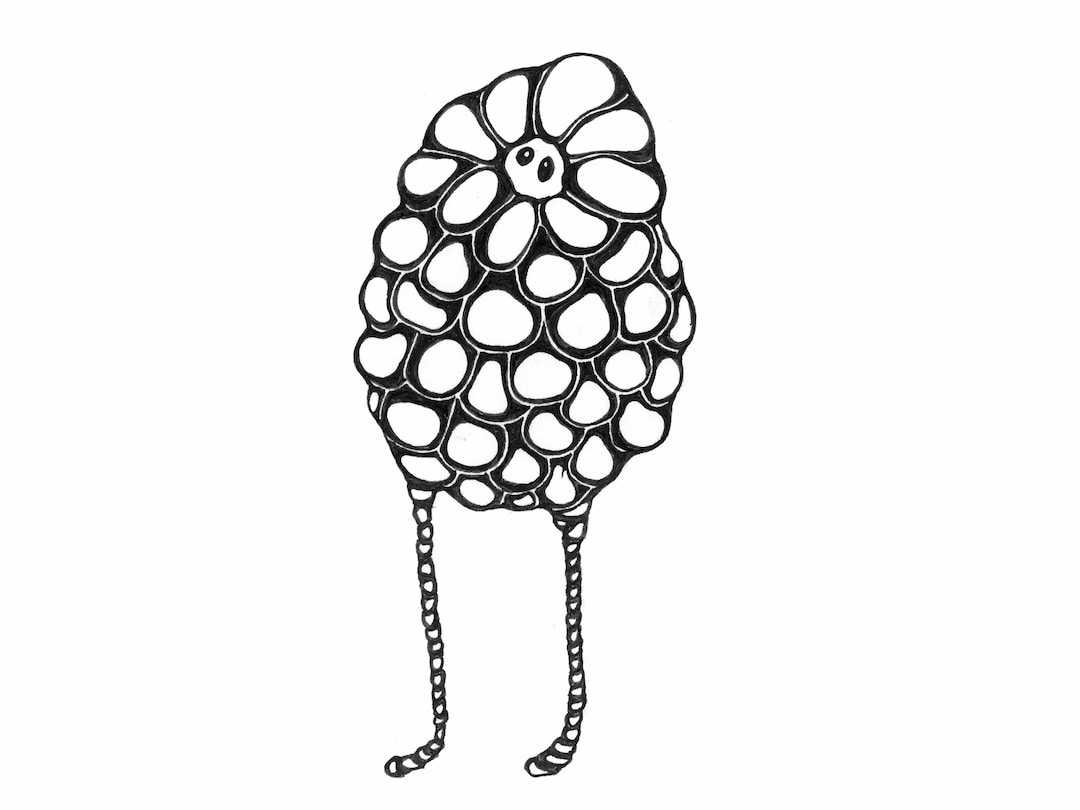 Drawing (reproduction): "blobs Have Feelings To" - Etsy