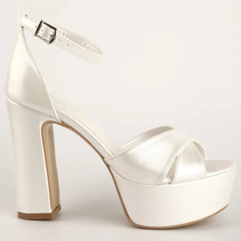 Ivory Platform Heel 4 - Etsy