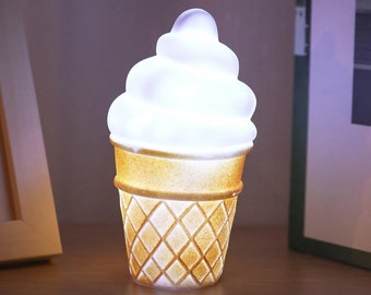 Ice Cream Cute Lamp - Etsy