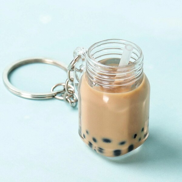 Boba Tea Keychain - Etsy