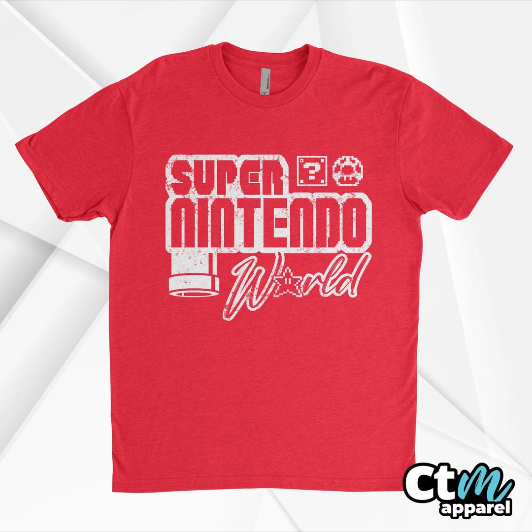 Super Nintendo World T-shirt | Family Vacation Tee - Etsy