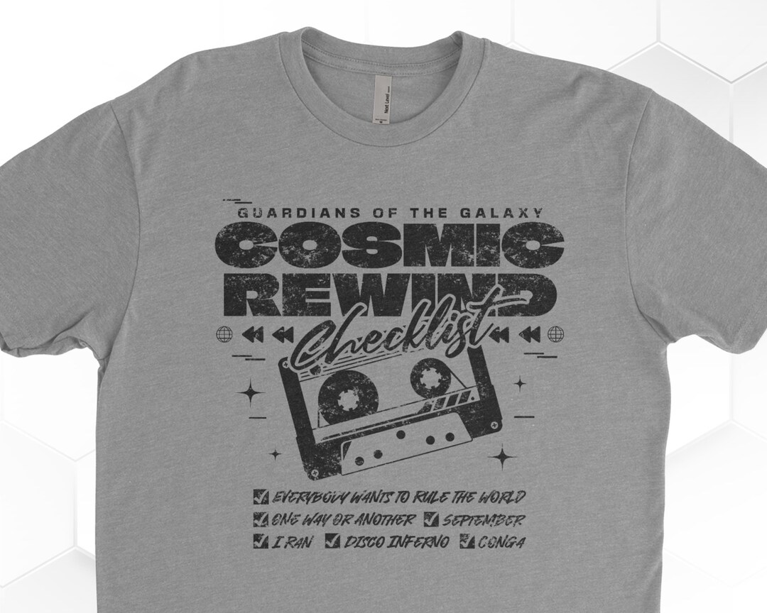 Cosmic Rewind Checklist Shirt | Epcot Shirt | Marvel Shirt ...
