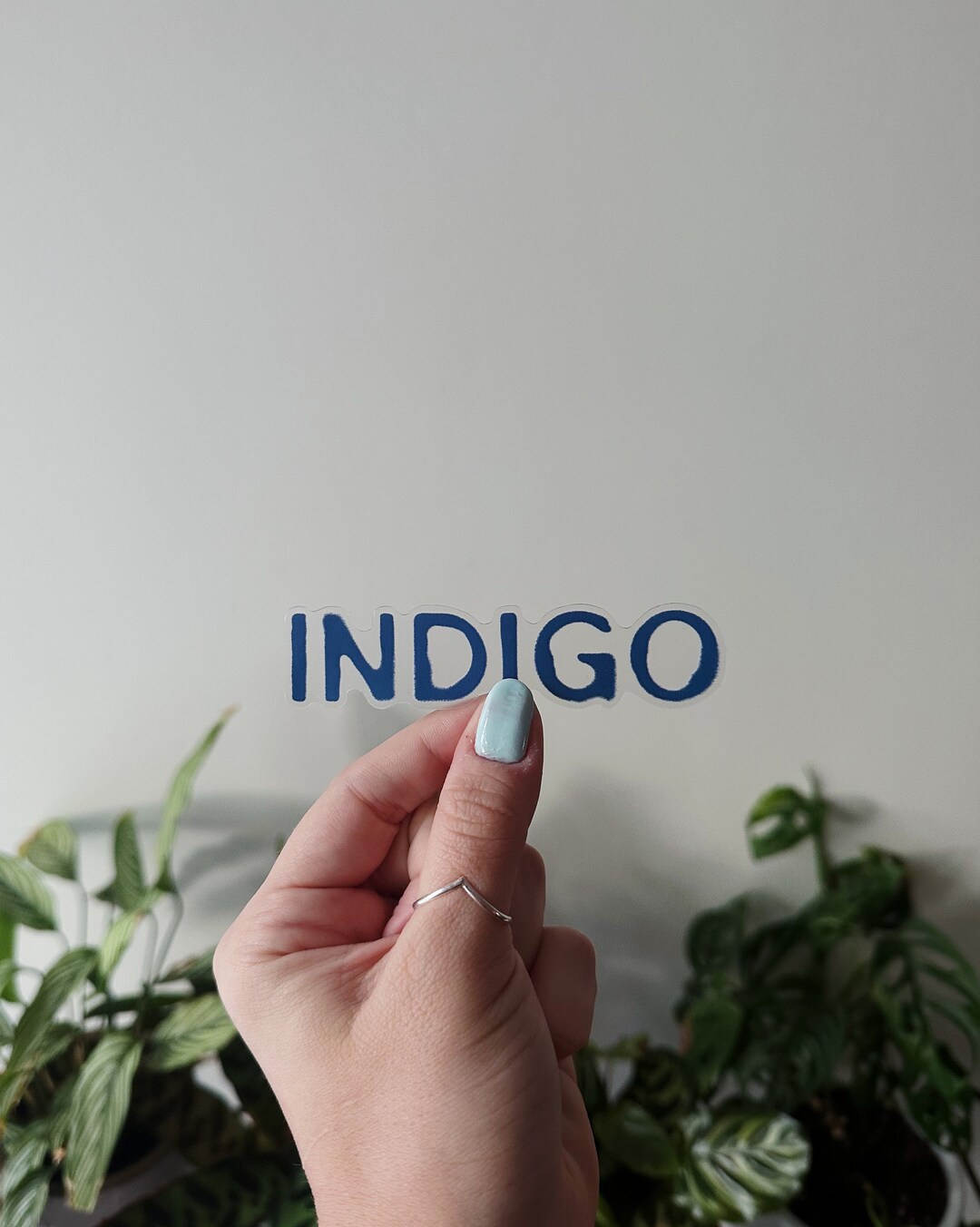 Indigo (RM) Logo Vinyl Sticker - Etsy