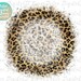 Distressed Leopard Background PNG, Round Leopard Print Background ...
