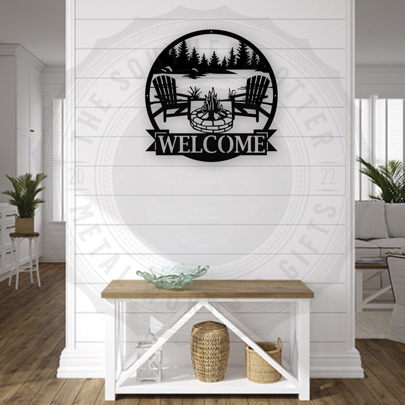 Custom Campfire Metal Sign II Lake, Metal Outdoor Sign, Camping Gifts ...