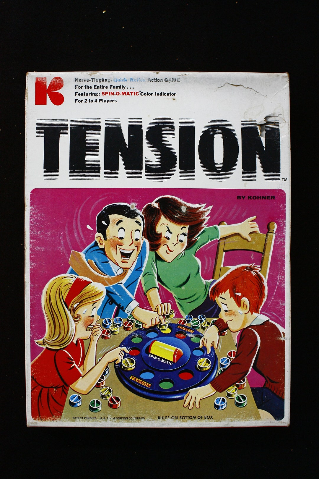 Vintage Kohner Tension Fast Reflex Game - Etsy