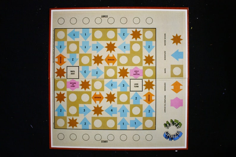 Vintage Maze Craze Board Game by Whitman Publishing 1969 COMPLETE - Etsy