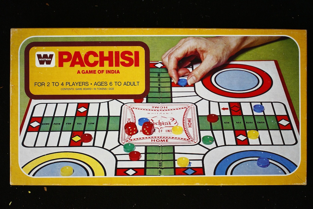 Vintage Pachisi Royal Game of India Complete 1981 Whitman Family Game ...