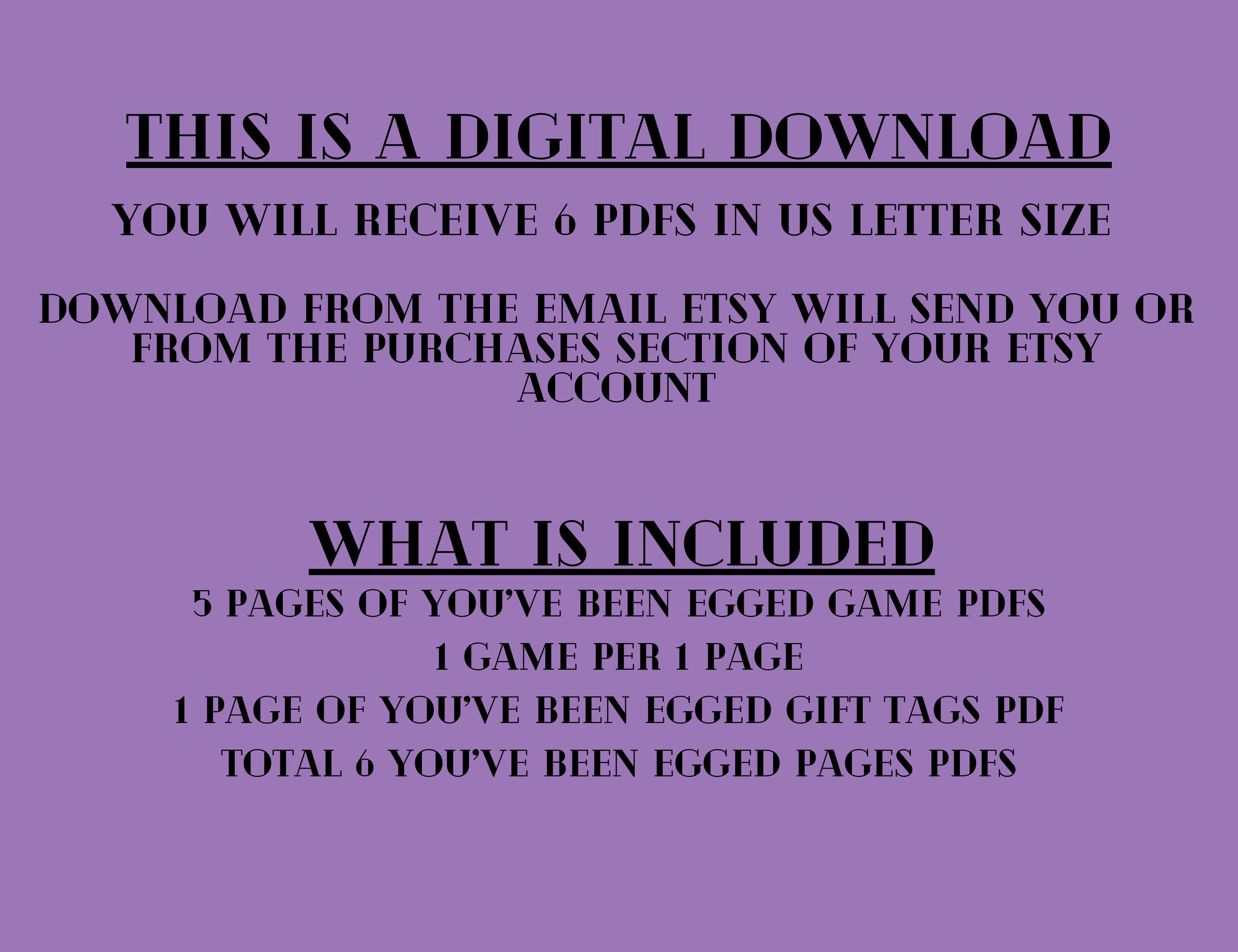 You've Been Egged Game Printable, We've Been Egged, Easter Egged Kit ...