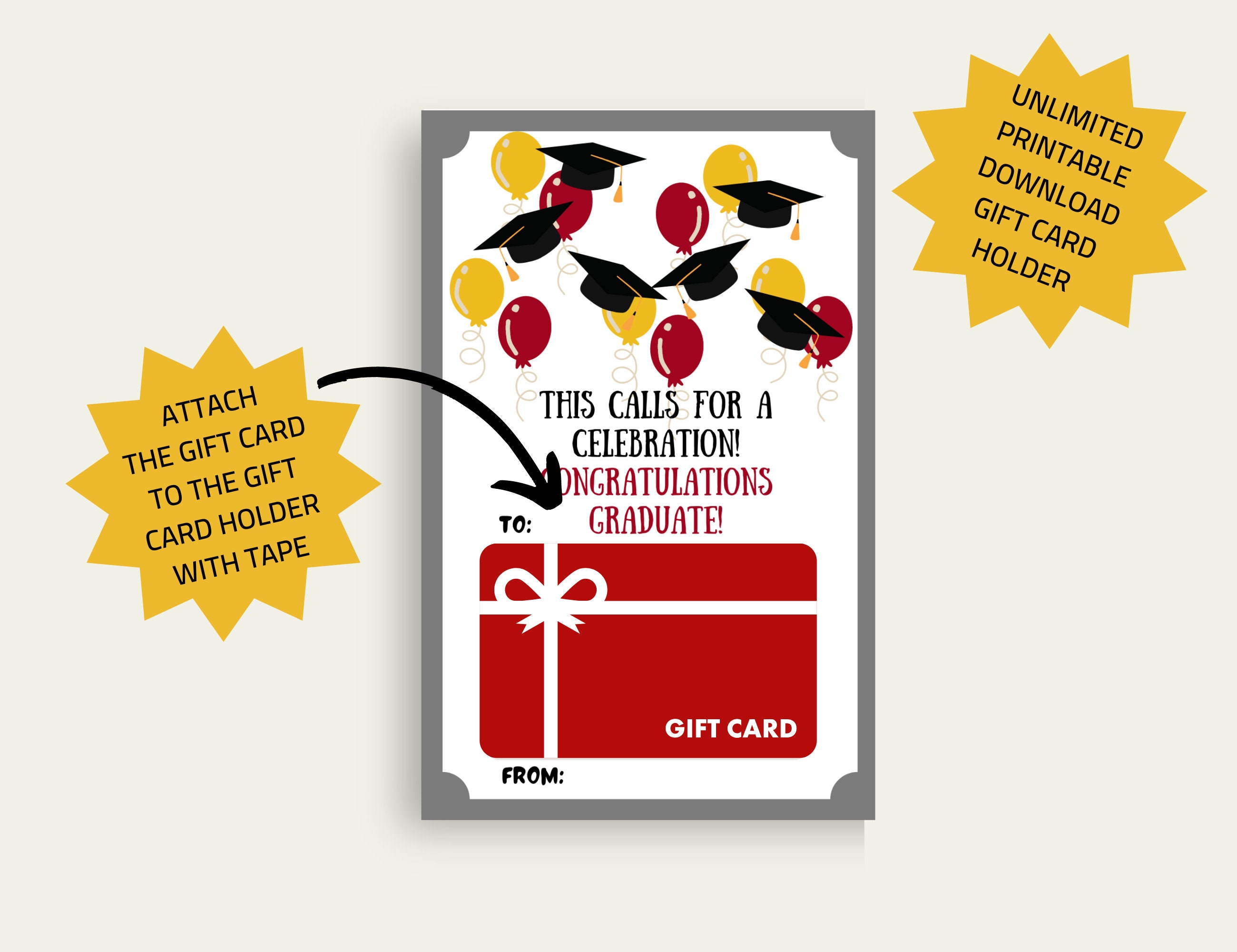 Graduation Gift Card Holder, Money Card, Congratulations Graduation ...