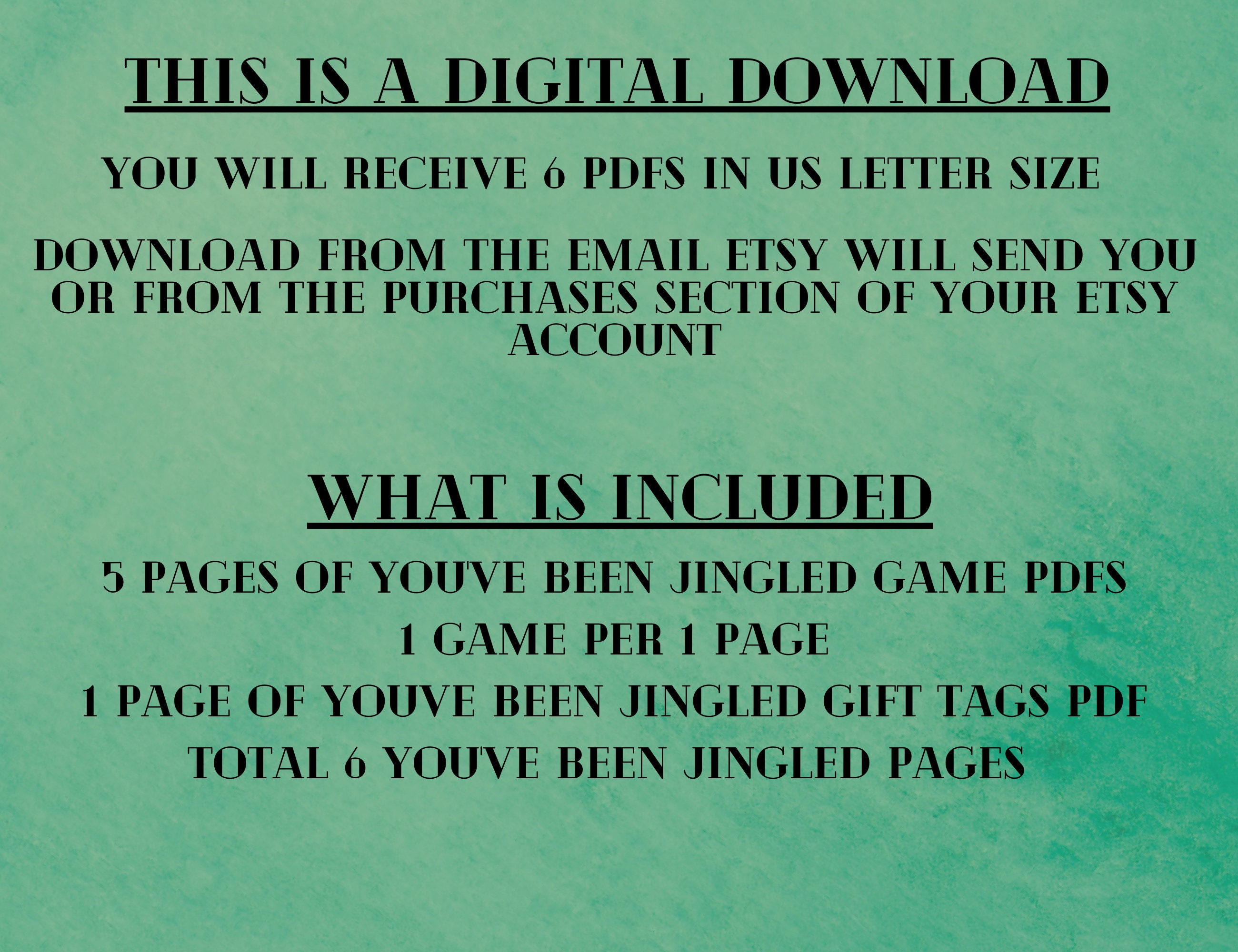 You've Been Jingled Game Printable, We've Been Jingled, Christmas ...