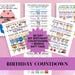 Birthday Countdown Paper Chain: Printable DIY Activity, Gift Tags (PDF ...