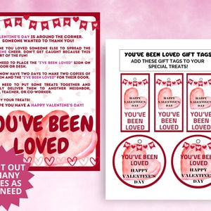 You've Been Loved Game Printable, We've Been Loved, Valentine's Day ...