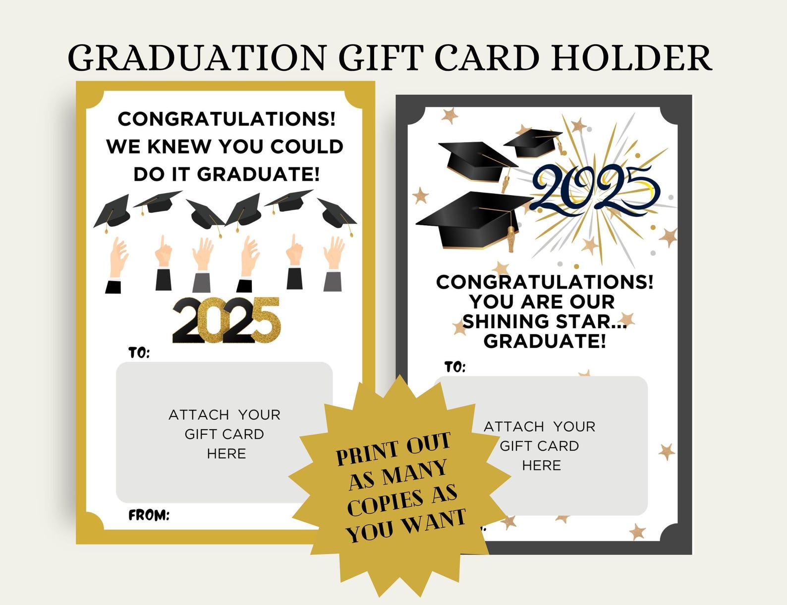 Graduation Gift Card Holder, Money Card, Congratulations Graduation ...