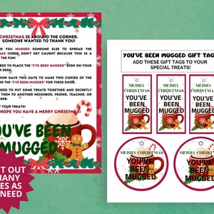 You've Been Mugged Game Printable, We've Been Mugged, Christmas Kit ...