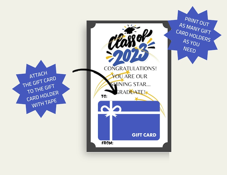Graduation Gift Card Holder, Money Card, Congratulations Graduation ...