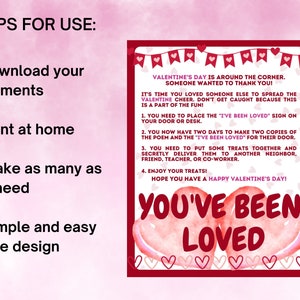 You've Been Loved Game Printable, We've Been Loved, Valentine's Day ...