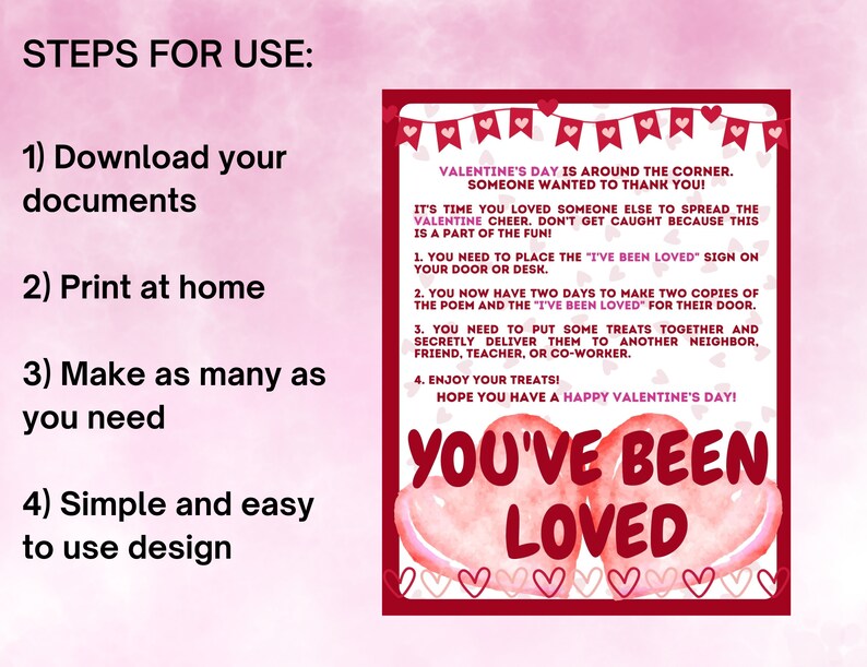 You've Been Loved Game Printable, We've Been Loved, Valentine's Day ...