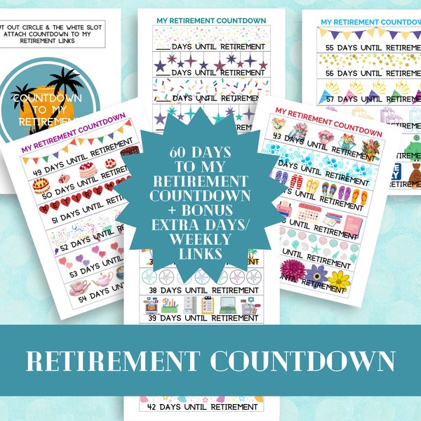 Retirement Printable - Etsy