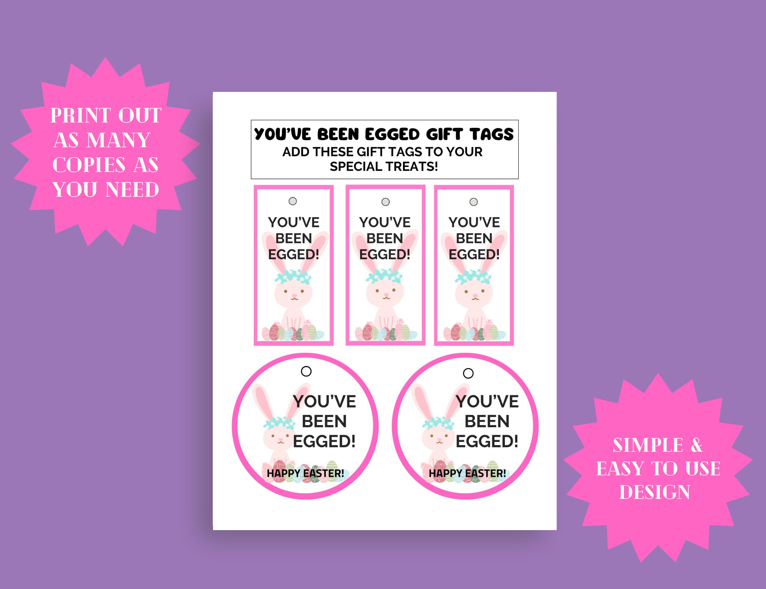 You've Been Egged Game Printable We've Been Egged - Etsy