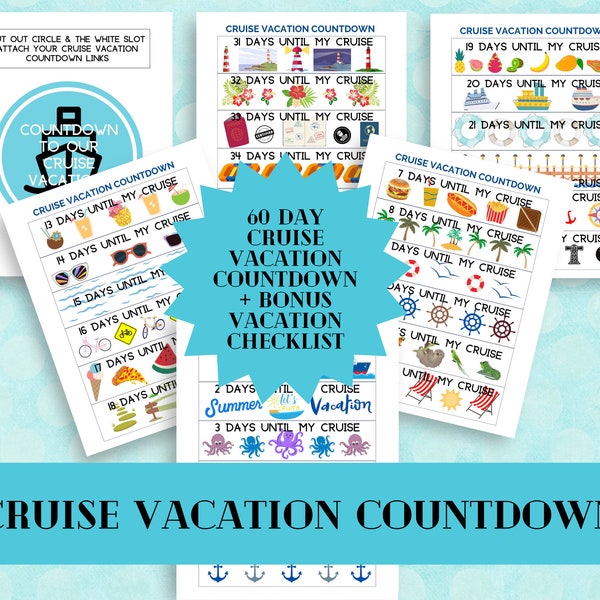 Cruise Countdown - Etsy