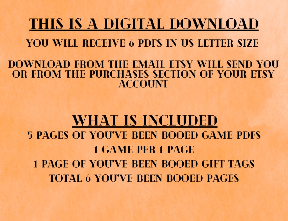 You've Been Booed Game Printable, We've Been Booed, Halloween Booed Kit ...