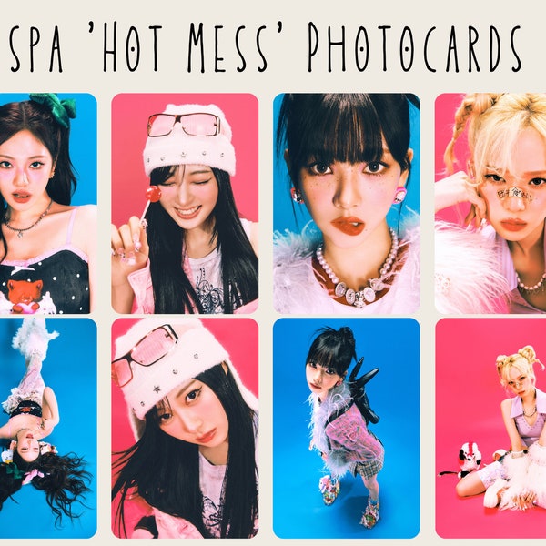 Hot Mess Aespa Photocards - Etsy