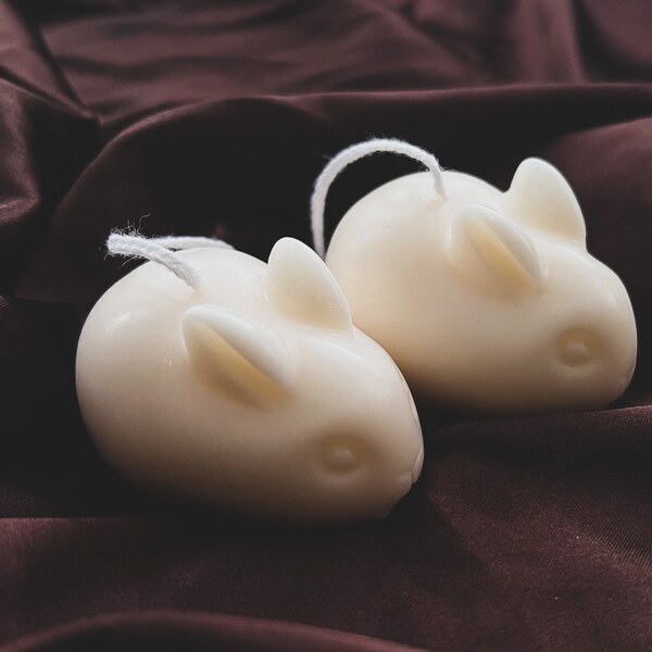 Bunny Candle - Etsy